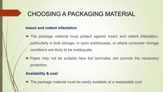 PackTech materials packing Textile materials | PPTX