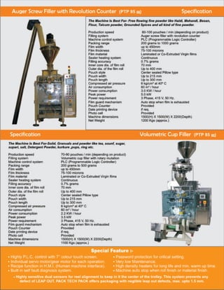 Pack Tech Pack, Faridabad, Packing Machine | PDF | Manufacturing ...