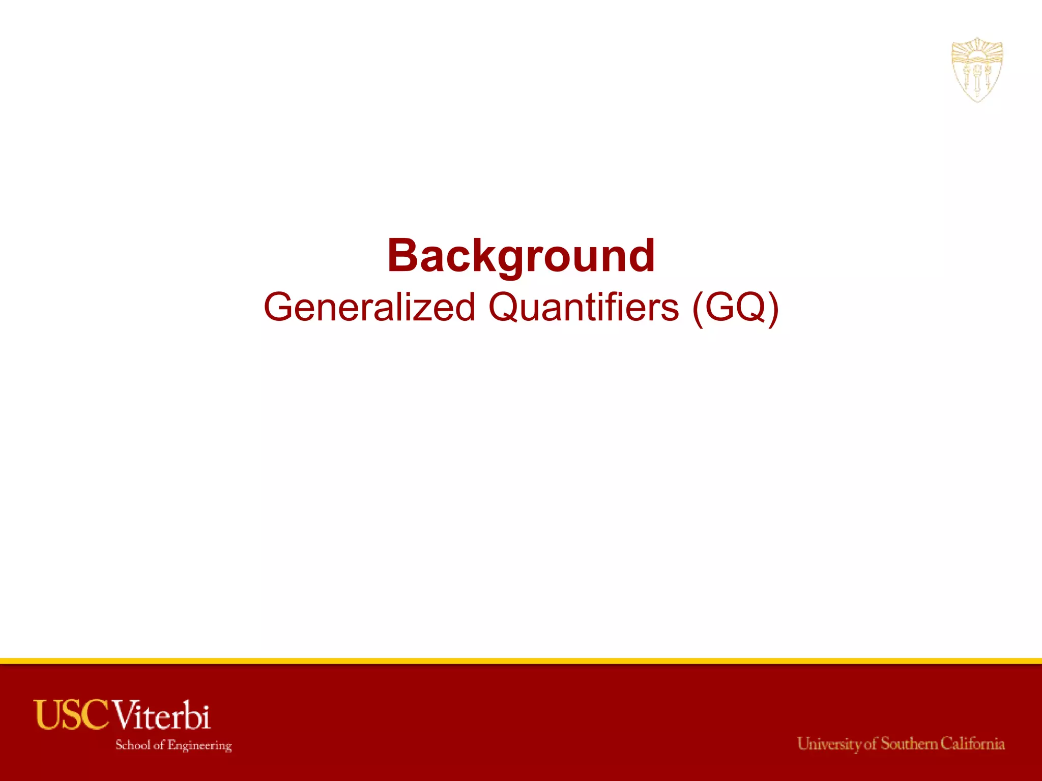 Encoding Generalized Quantifiers in Dependency-based Compositional Semantics | PPT