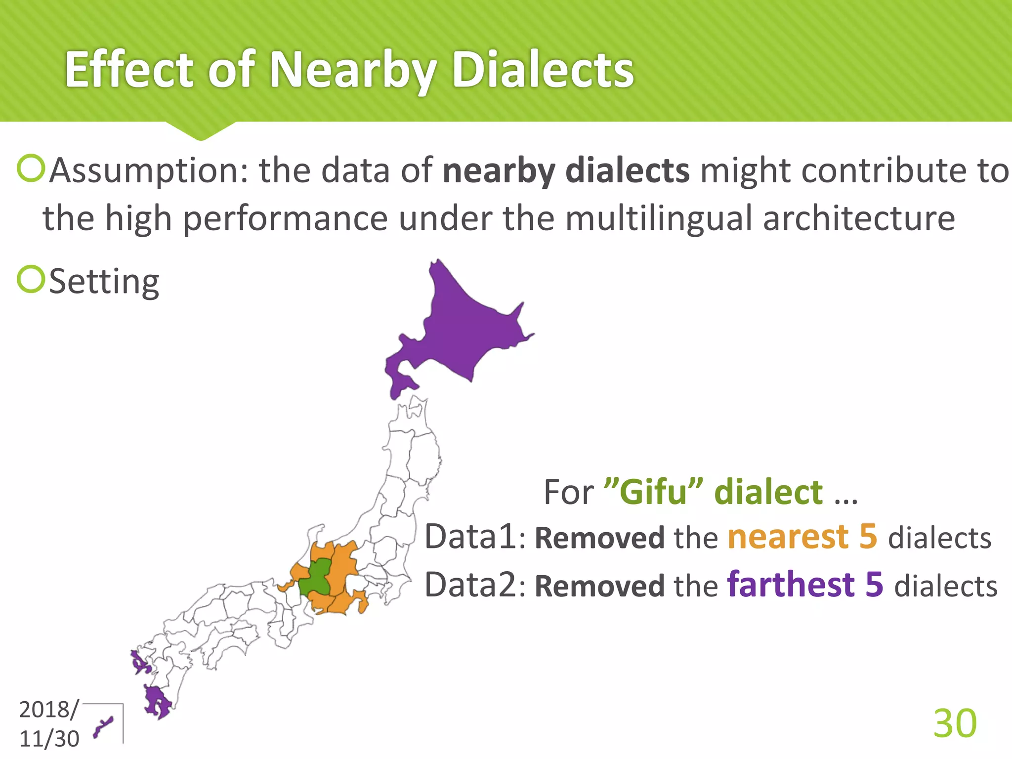 Multi-dialect Neural Machine Translation and Dialectometry | PDF