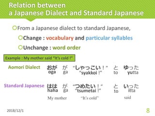 Multi-dialect Neural Machine Translation and Dialectometry | PDF