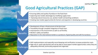 GAP & GMP for Mango Export | PPTX | Agriculture | Industries