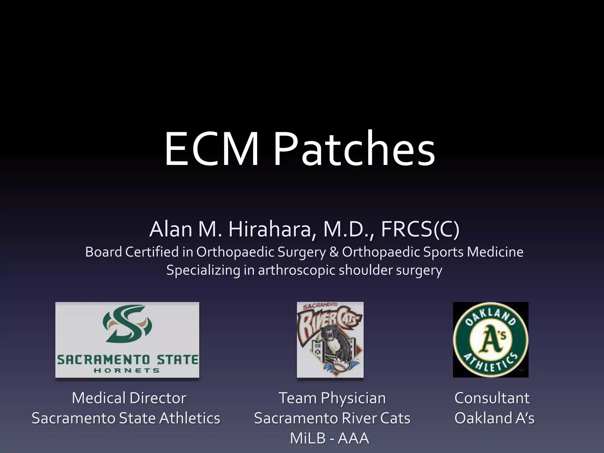 Extra-cellular Matrix Patches | PDF | Surgery | Medical Health