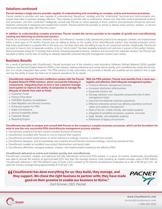 Cloudsmartz Case Study - Pacnet App Dev | PDF