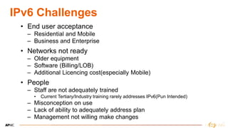 PacNOG 31: IPv6 in the Pacific | PPT