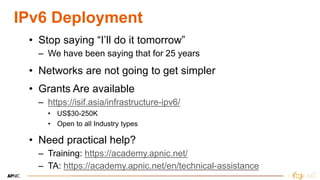 PacNOG 31: IPv6 in the Pacific | PPT