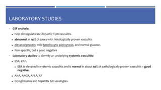Primary CNS vasculitis | PPTX