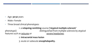 Primary CNS vasculitis | PPTX
