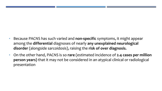 Primary CNS vasculitis | PPT