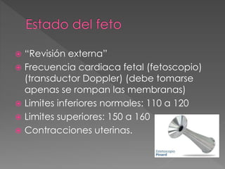 cuidados de enfermería durante el parto y control del embarazo. | PPTX
