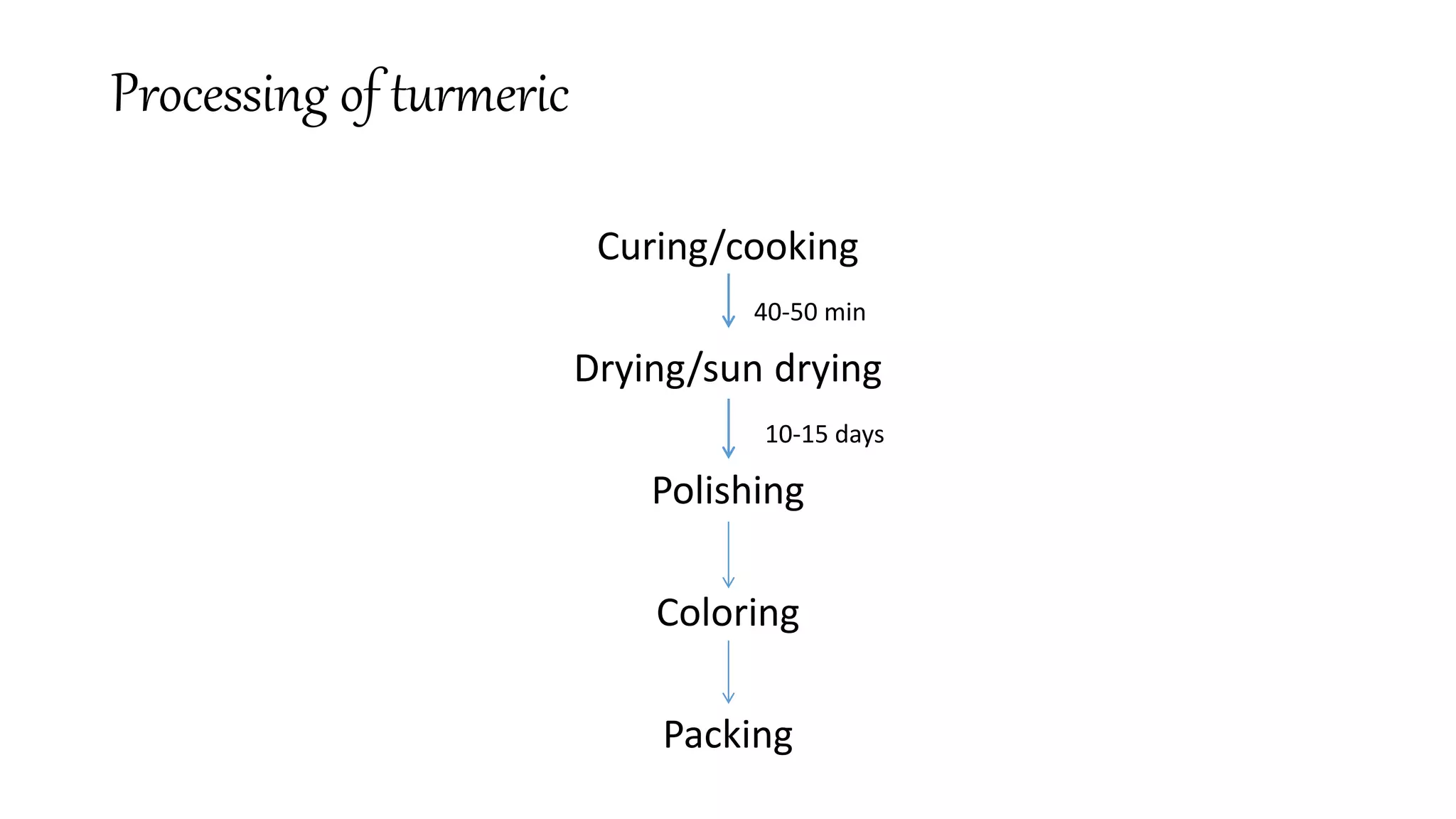 Turmeric Powder Processing | PPTX