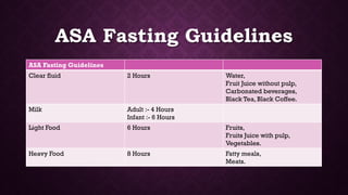PAC - Pre Anaesthetic Checkup | PDF