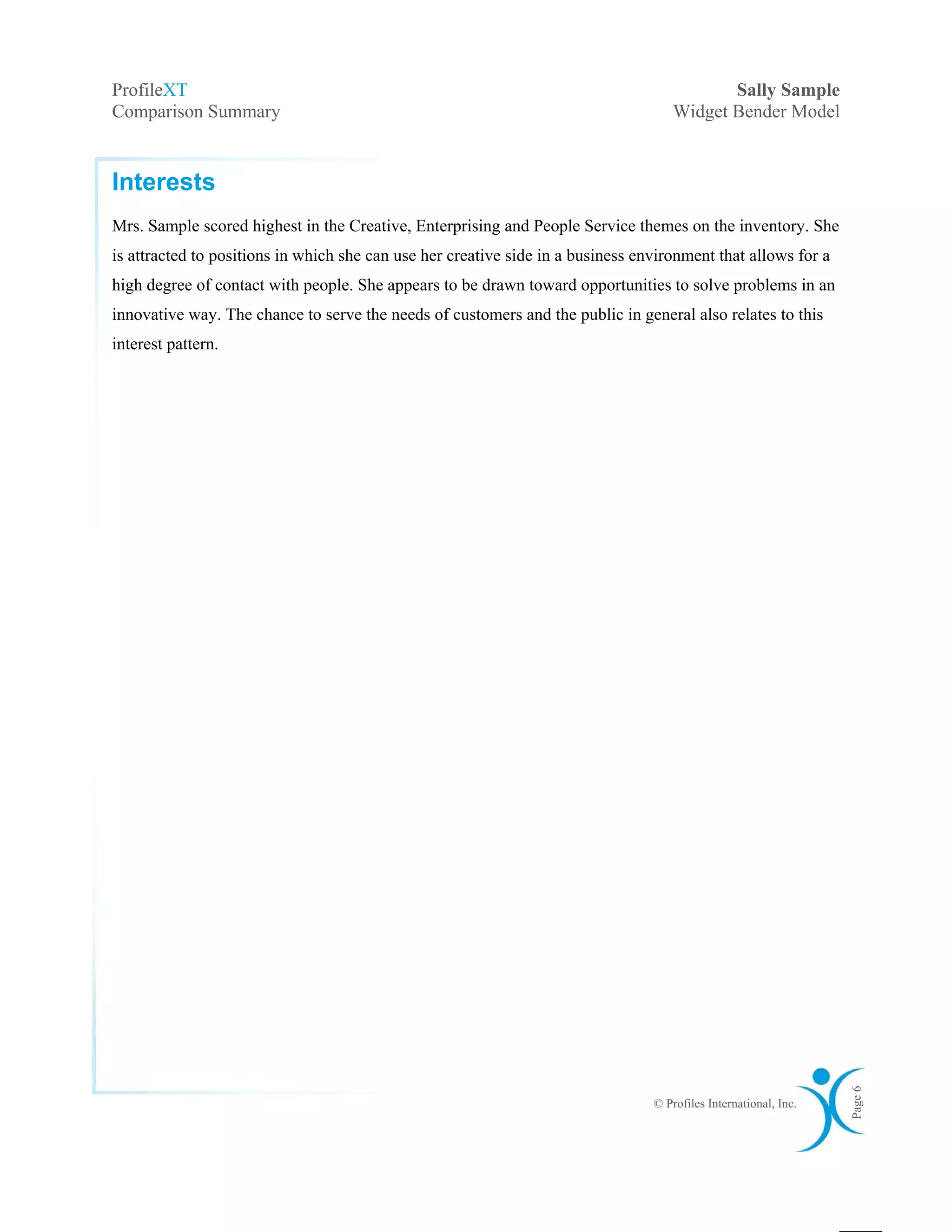 Profile Xt Comparison Summary | PDF