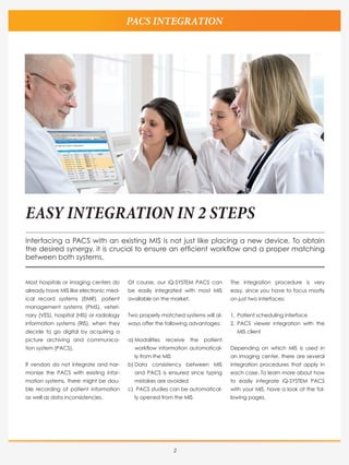Pacs integration brochure int en 005 r | PDF | Operating Systems | Computer Software and ...