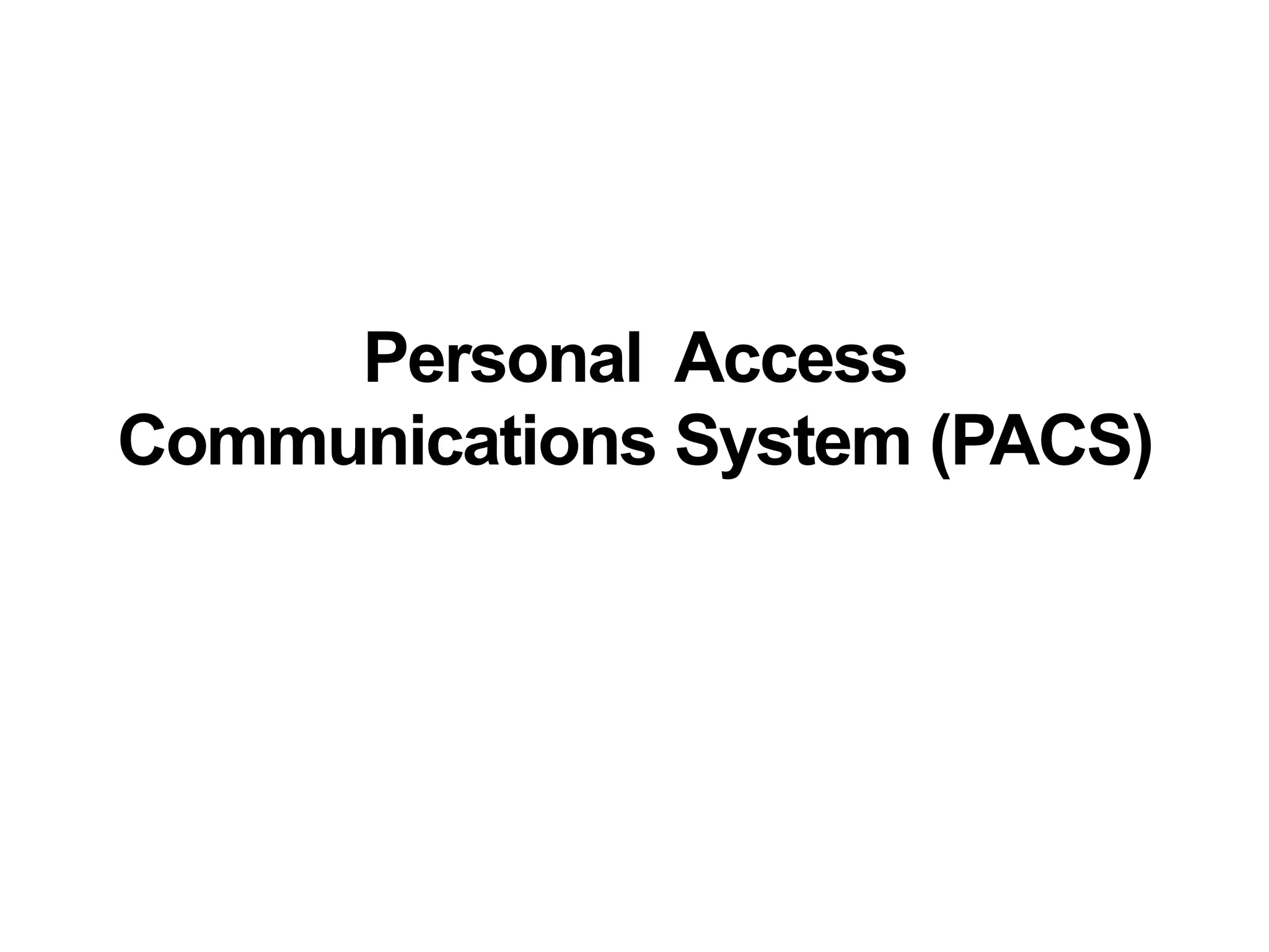 Pacs network signalling | PDF | Operating Systems | Computer Software and Applications