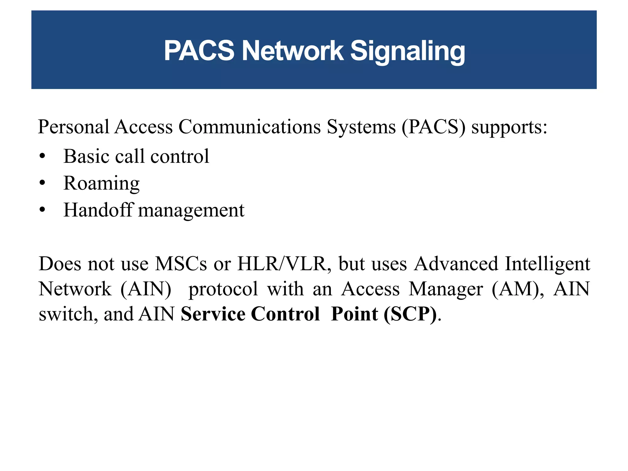 Pacs network signalling | PDF | Operating Systems | Computer Software and Applications