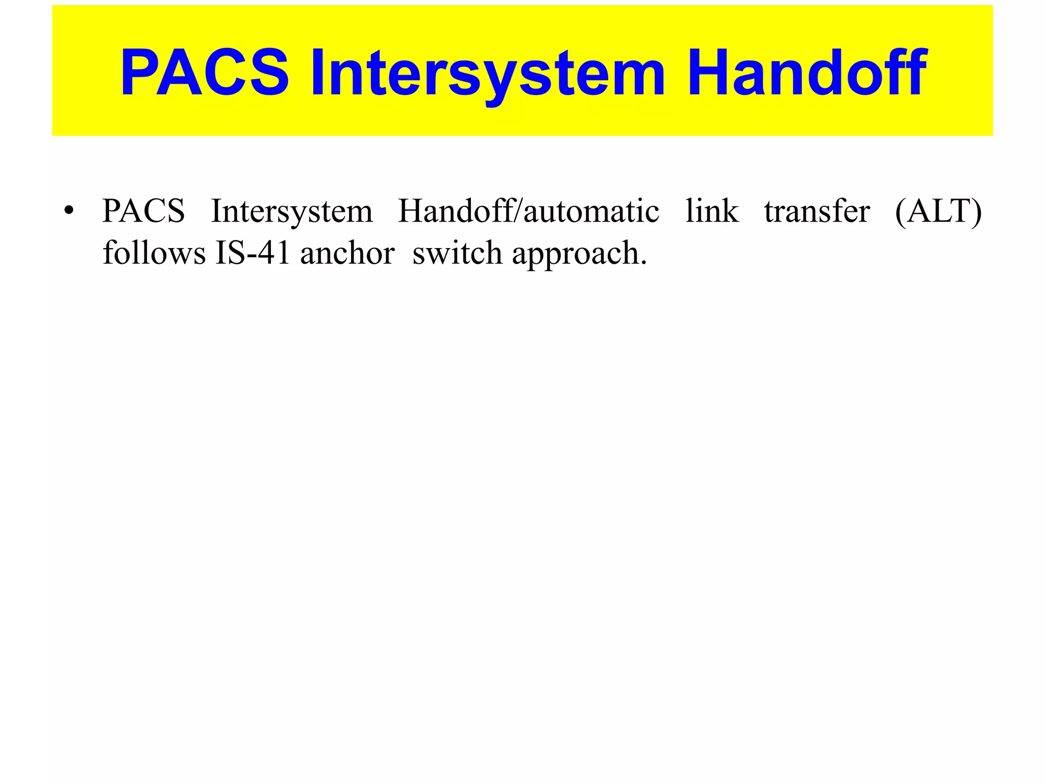 Pacs network signalling | PDF | Operating Systems | Computer Software and Applications