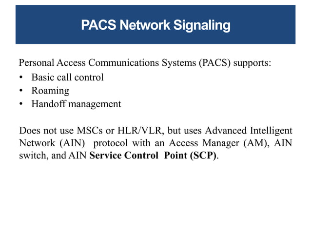 Pacs network signalling | PDF | Operating Systems | Computer Software and Applications
