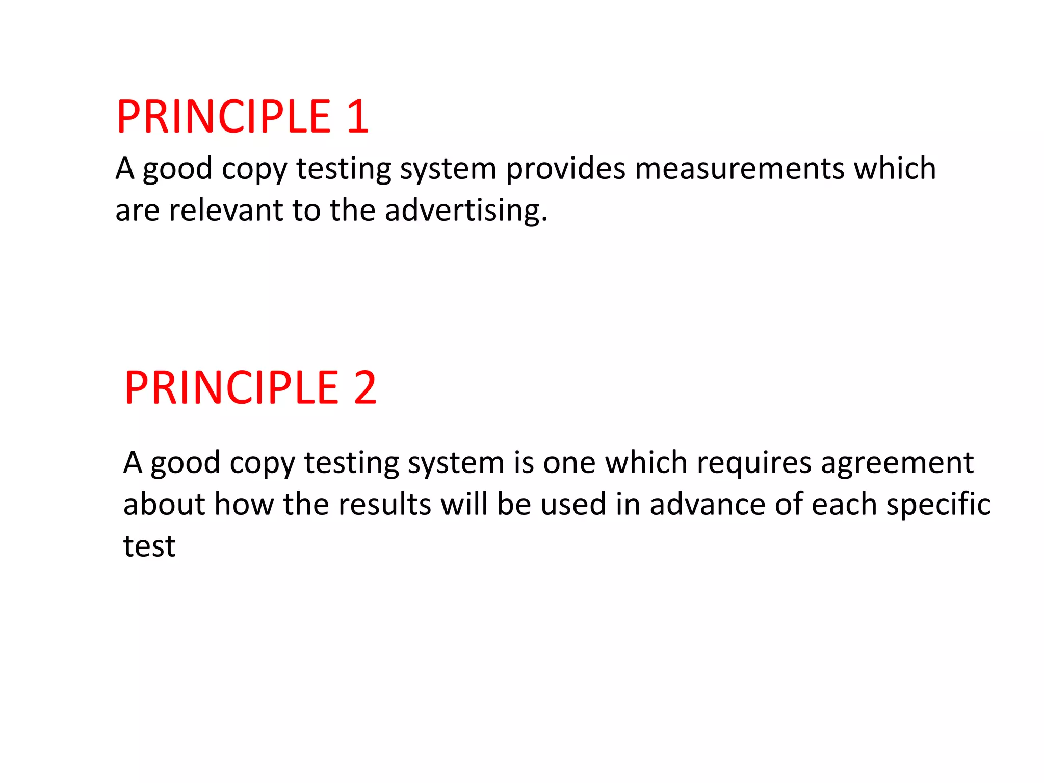 Positioning advertising copy testing | PPTX