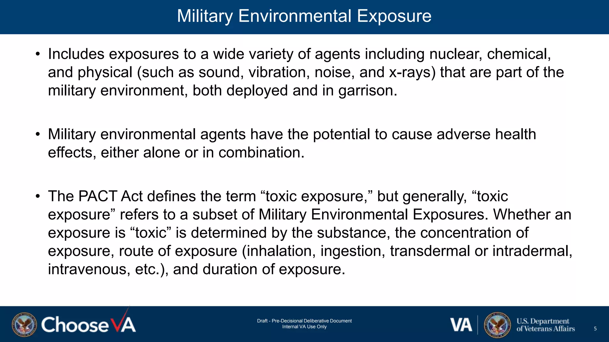PACT Act VHA Veteran Stakeholder Overview .pptx