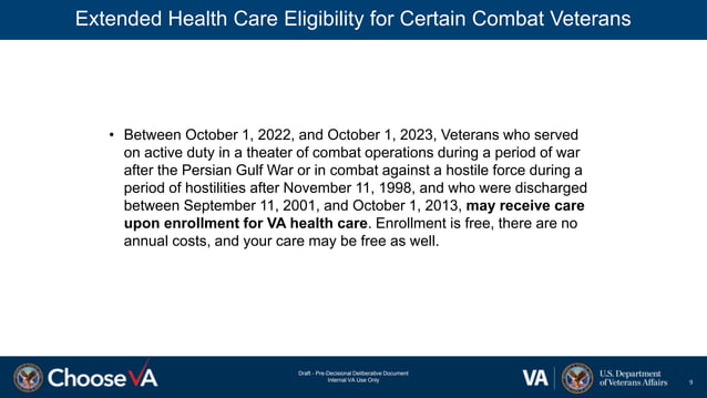 PACT Act VHA Veteran Stakeholder Overview .pptx | Lung and Respiratory ...