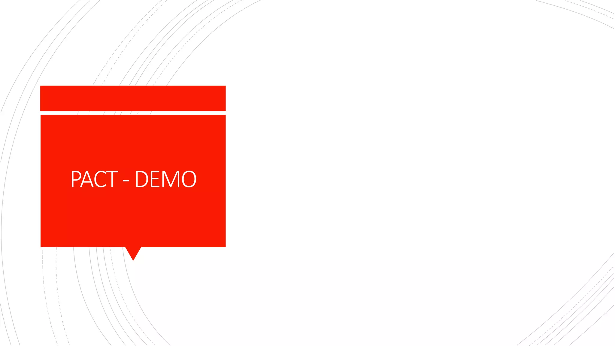 Consumer Driven Contract Testing Pact Ppt
