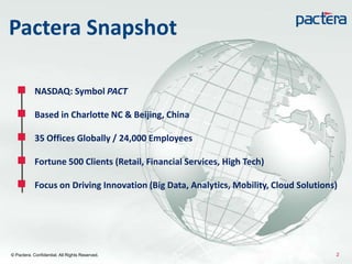 Pactera Big Data Solutions for Retail | PPTX