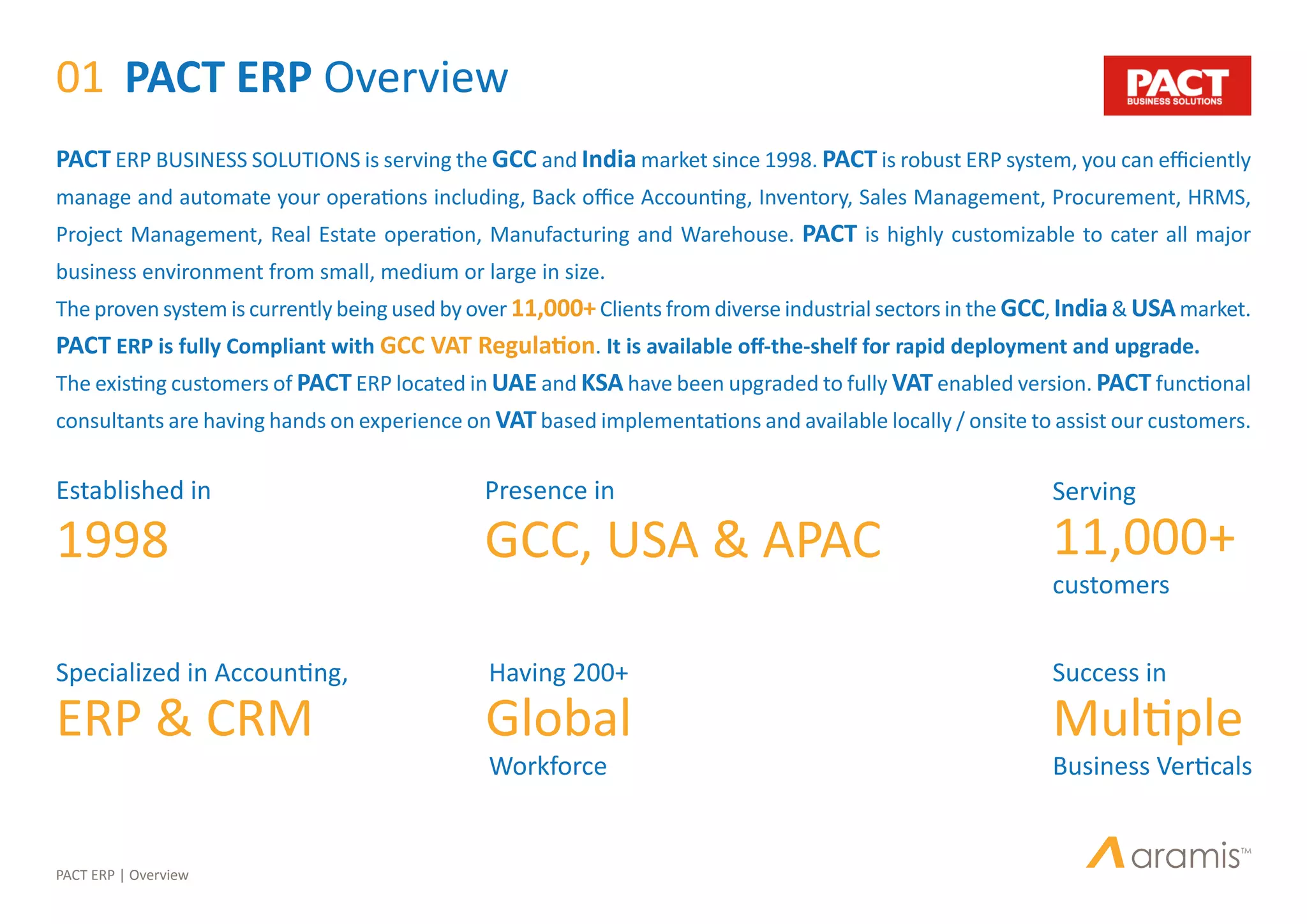 PACT ERP Solutions | PDF