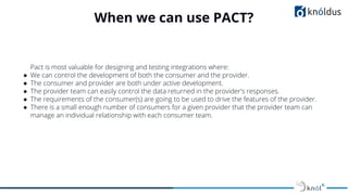 Integration testing with PACT | PPT