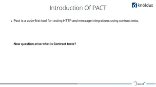 Integration testing with PACT | PPT