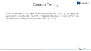 Integration testing with PACT | PPT