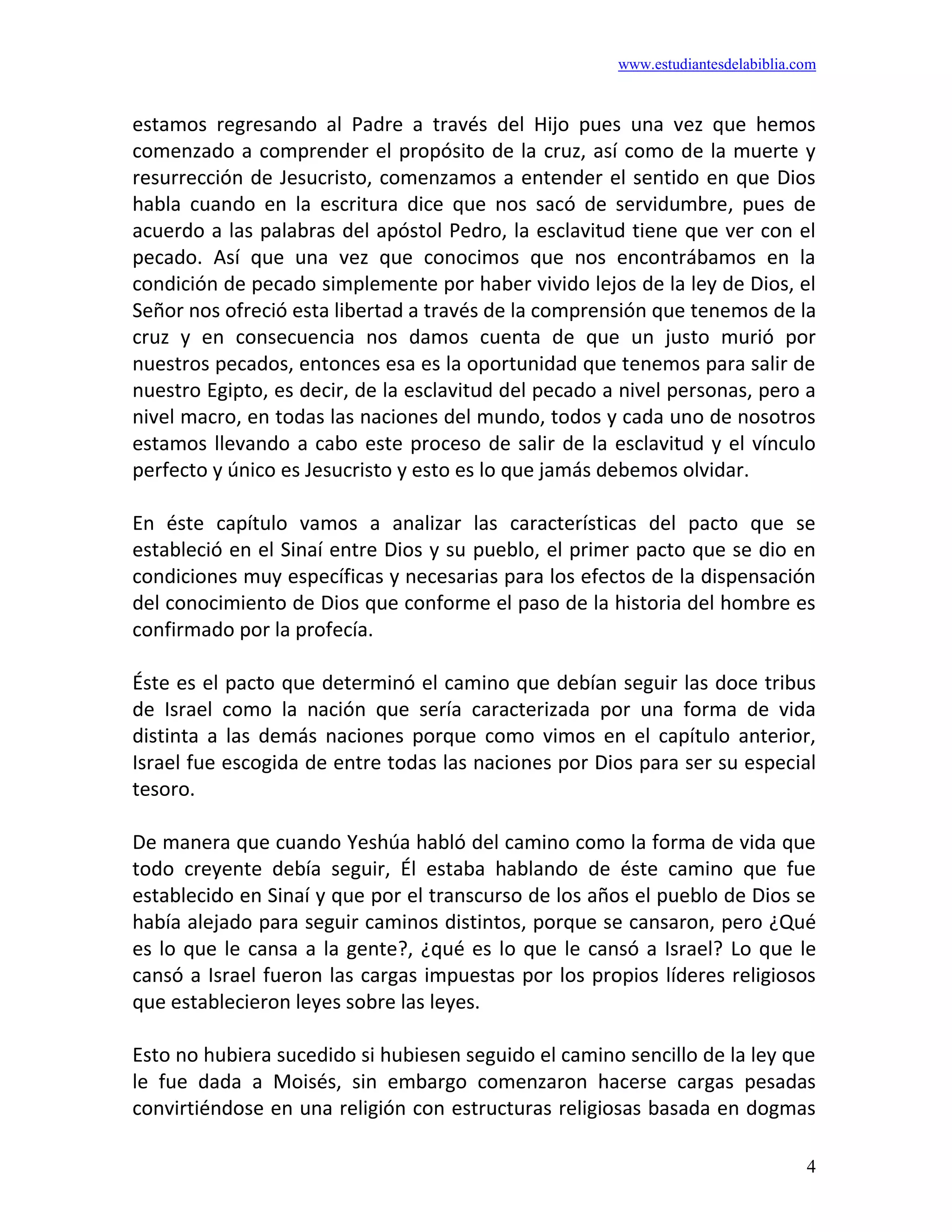 Éxodo 20 El pacto entre Dios y su pueblo (1a. Parte) | PDF