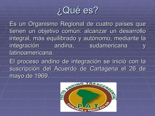 Pacto Andino (CAN) | PPT