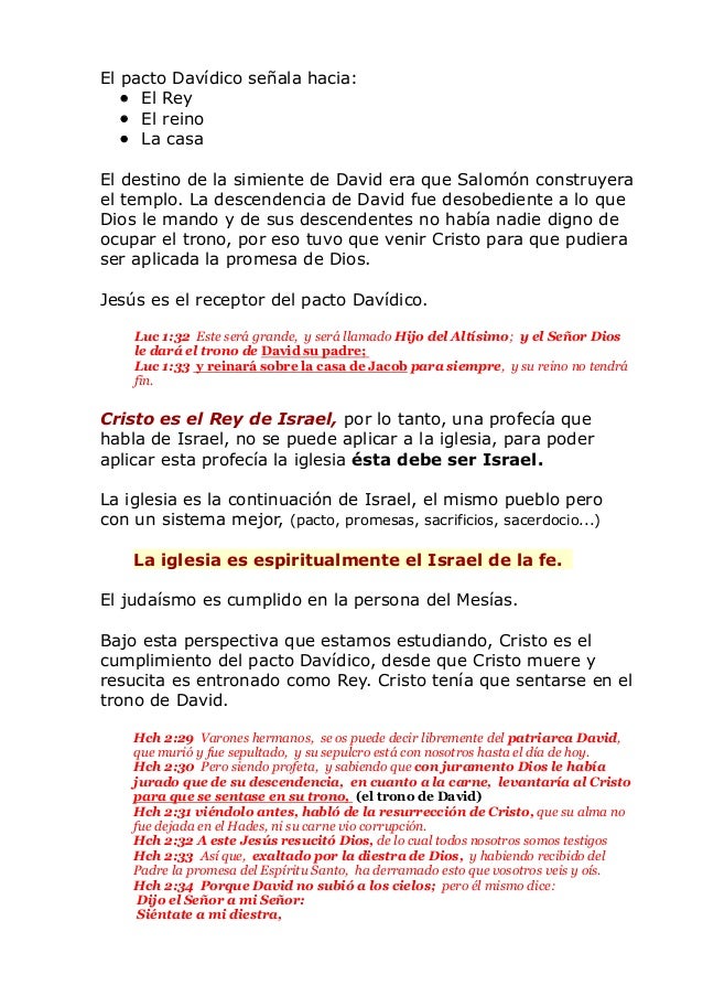 El Pacto davidico