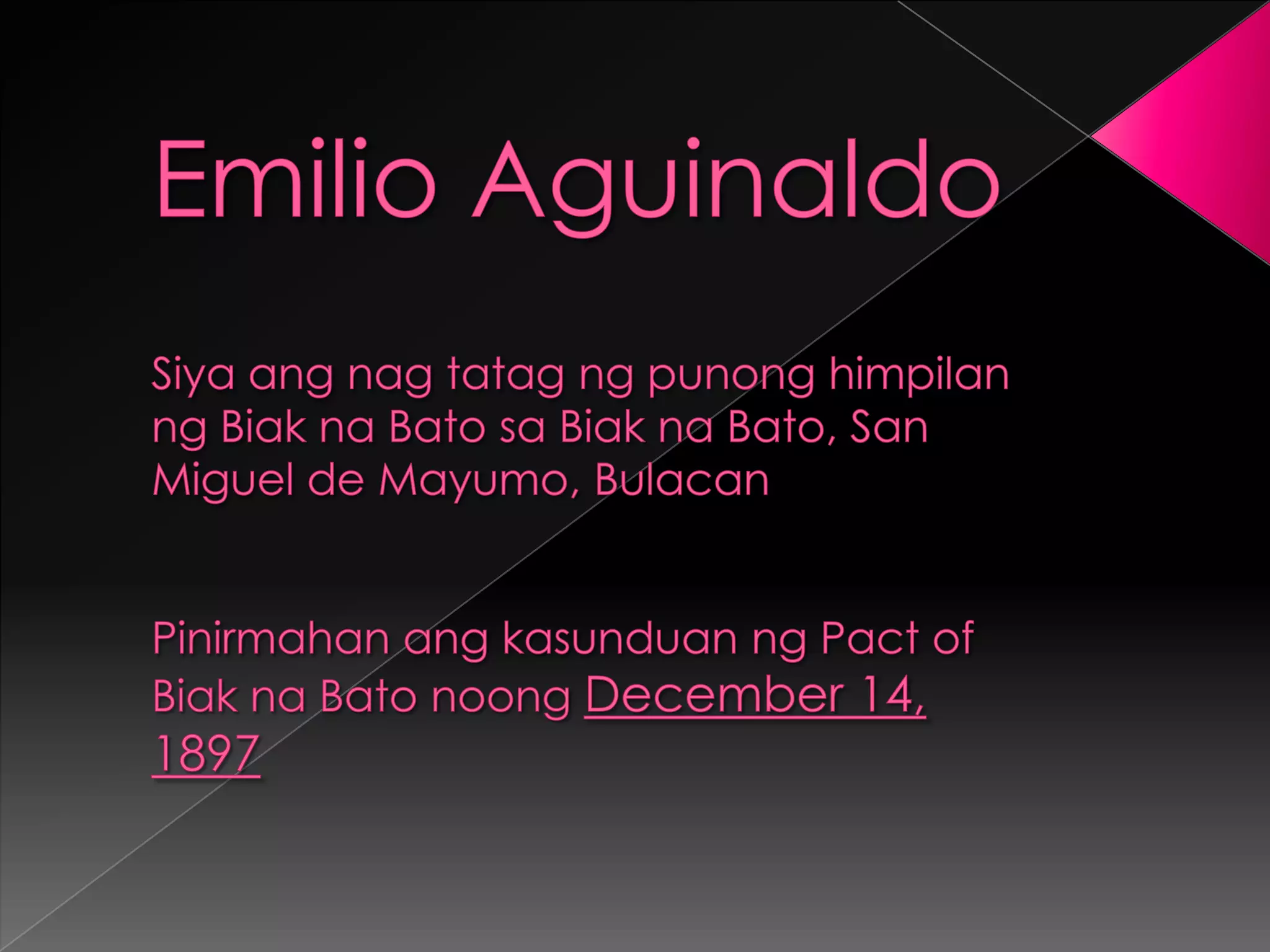 Pact of biak na bato | PPTX