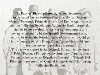 Pact of biak na bato | PPTX