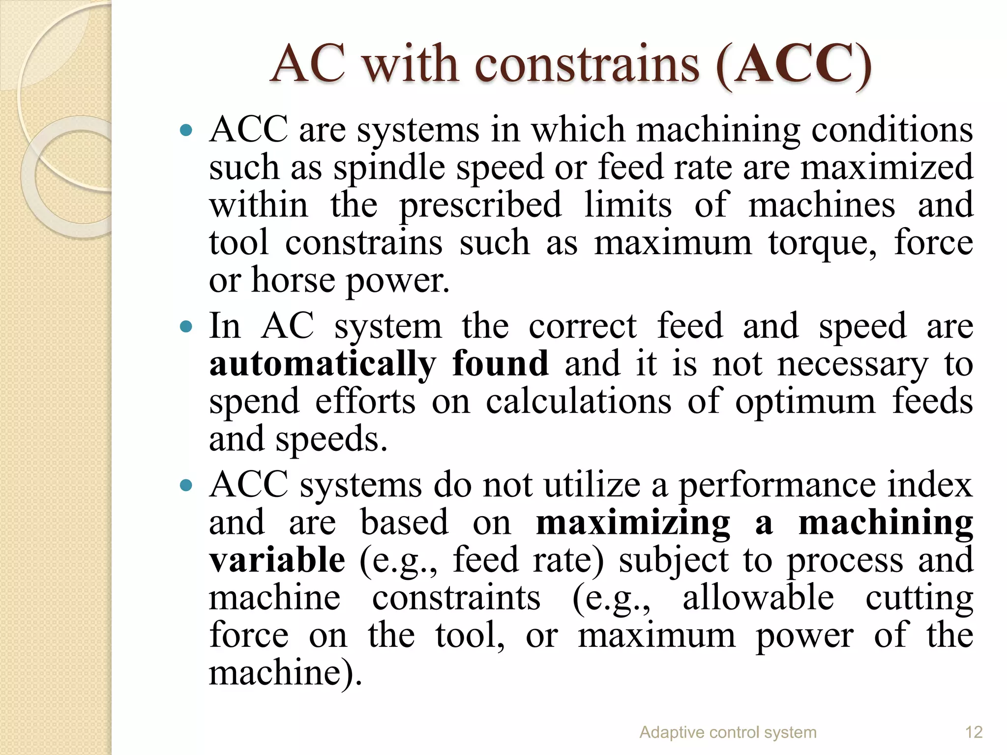 Adaptive Control System | PPTX