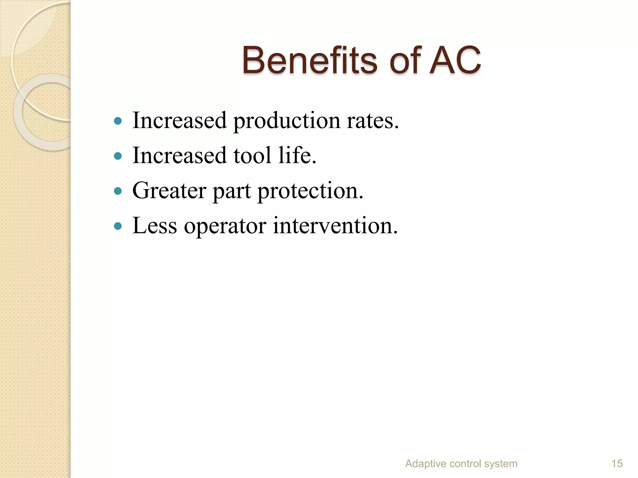 Adaptive Control System | PPTX