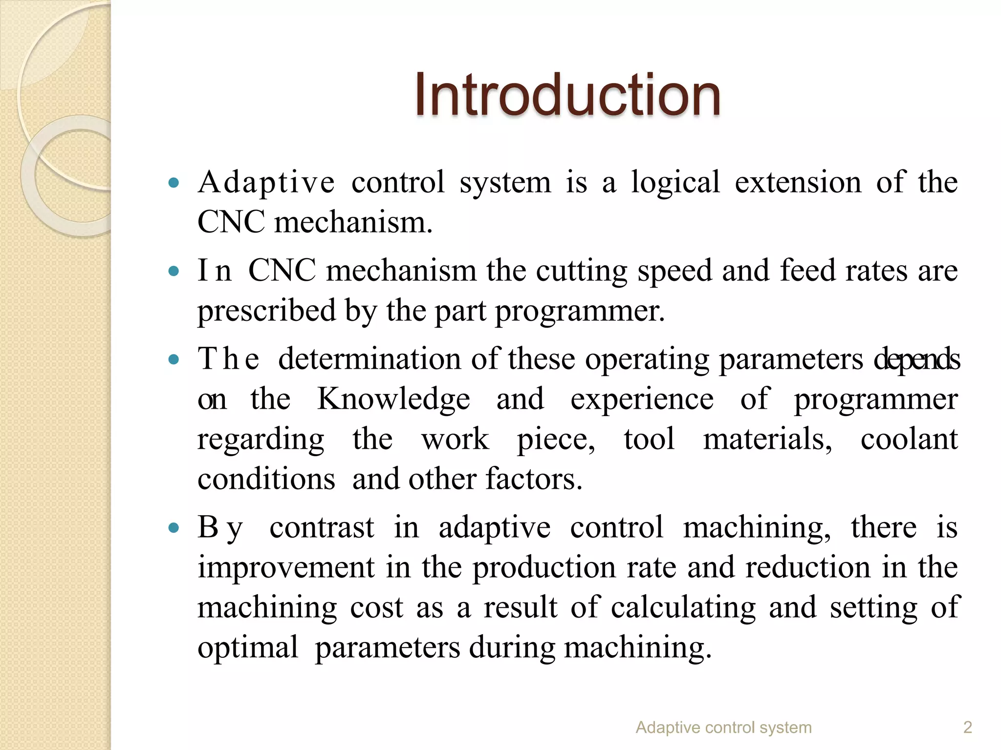 Adaptive Control System | PPTX