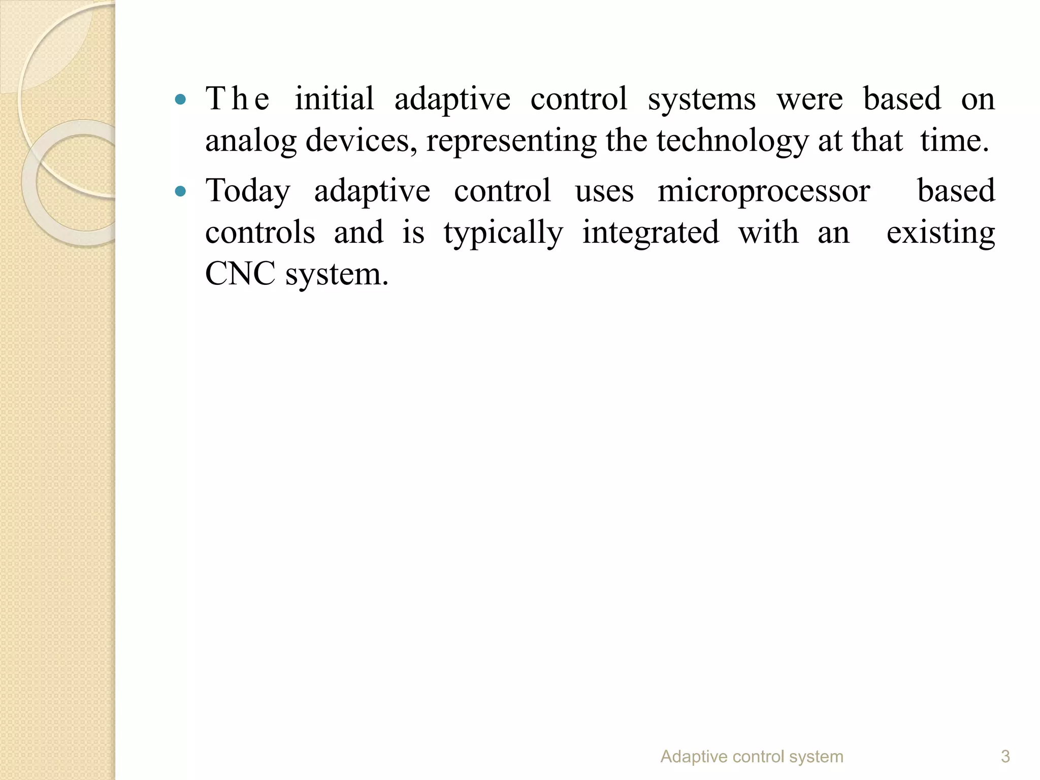 Adaptive Control System | PPTX