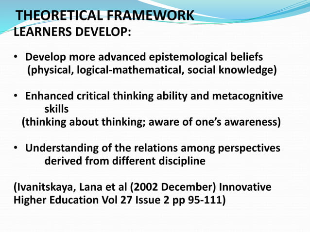 INTERDISCIPLINARY LEARNING APPROACH IN CHEMISTRY | PPTX | Chemistry | Science