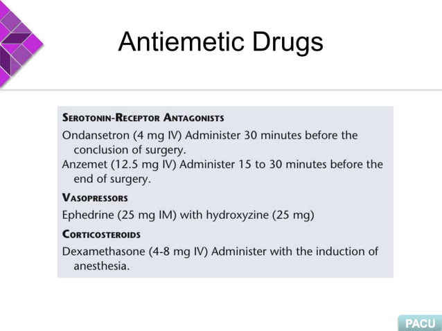 PACU Post-Anesthesia Care Unit | PPSX | Lung and Respiratory Health ...