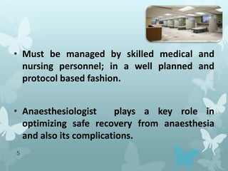 Post Anesthesia Care (PACU) for anesthesia resident.ppt