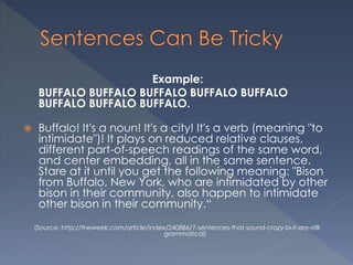 Sentences Project | PPTX