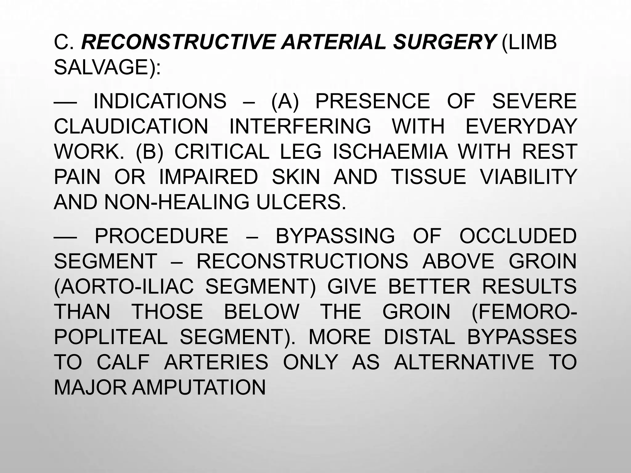 Peripheral arterial Disease (PAD) | PPTX