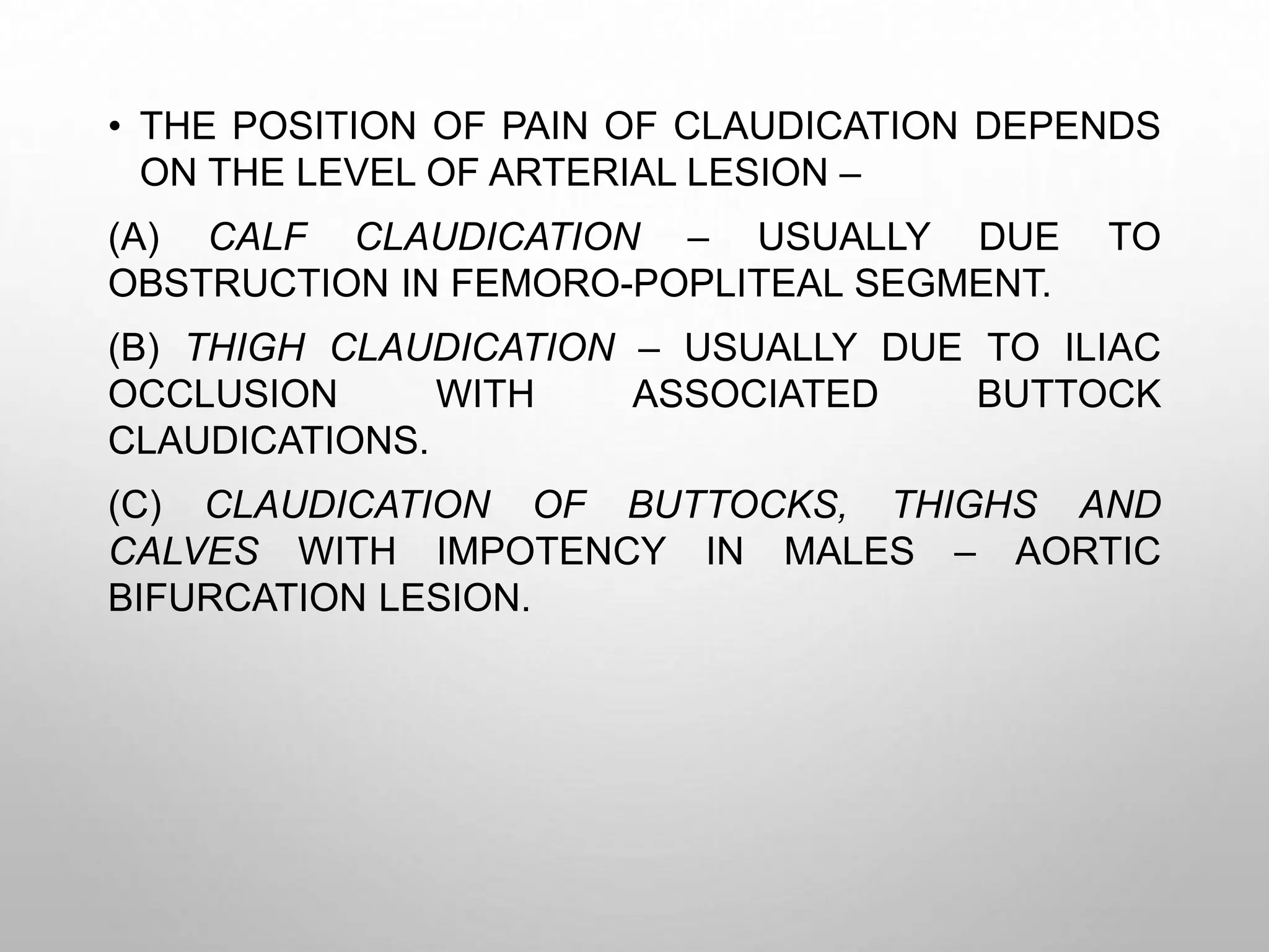 Peripheral arterial Disease (PAD) | PPTX