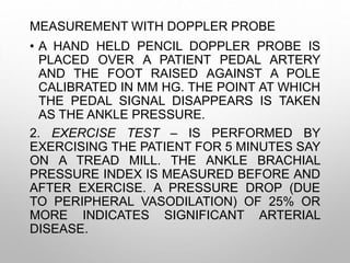Peripheral arterial Disease (PAD) | PPTX