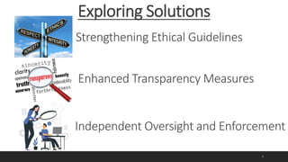 Government Ethics and Conflicts of Interests | PPTX