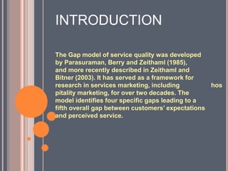 standard gap model | PPTX