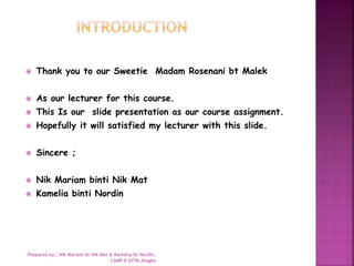 Quality Management Kampus Jengka (Teknologi Mara) | PPT